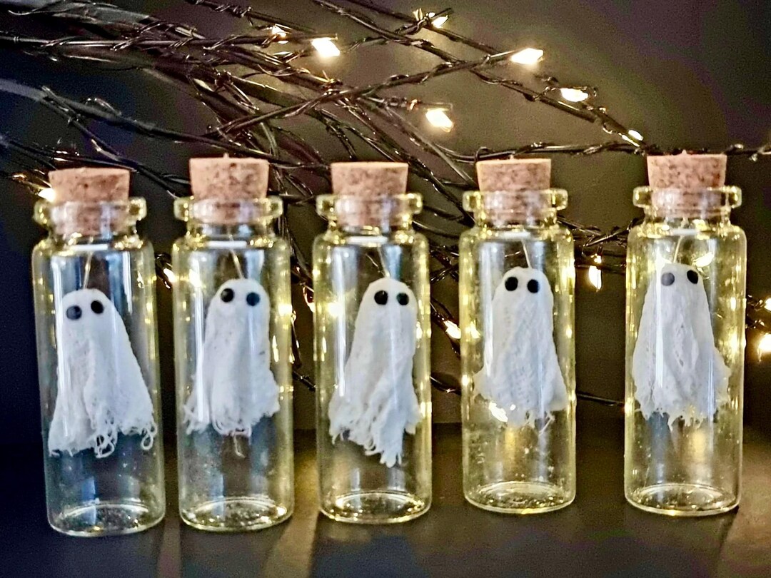 Ghost in a Jar, Halloween Ghosts , Floating Ghosts, Pet Ghost ...