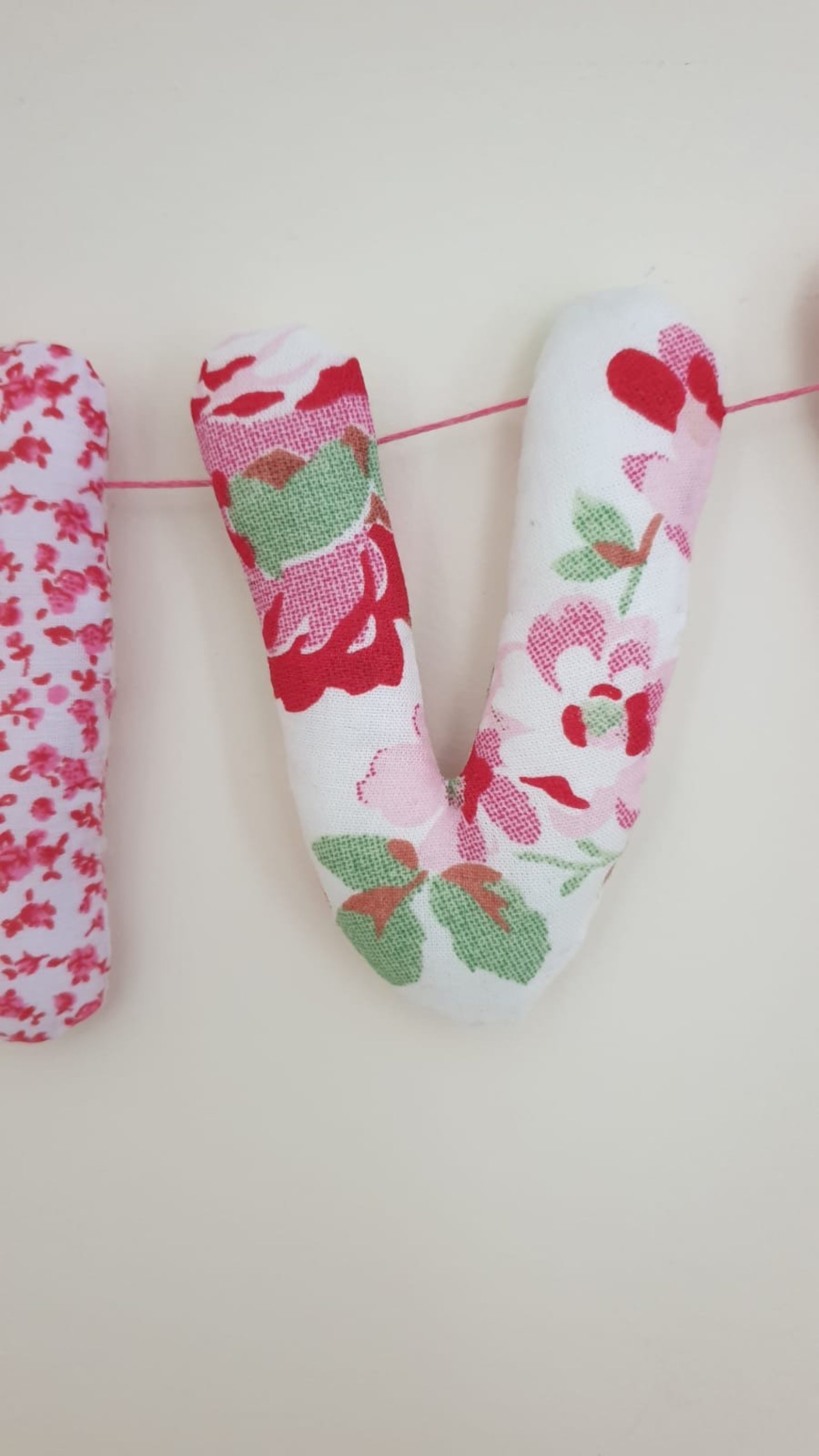 Fabric Letter Garland / Name Garland / Baby Room Decoration / - Etsy UK