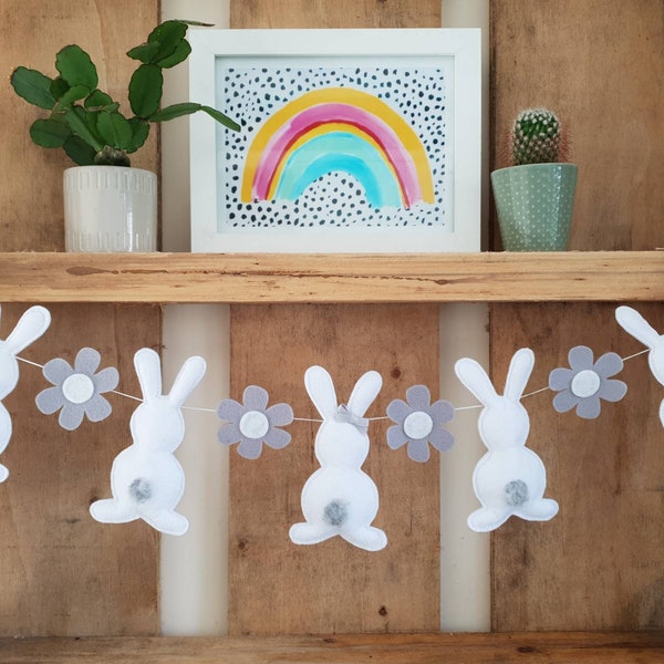 Rabbit Garland - Etsy