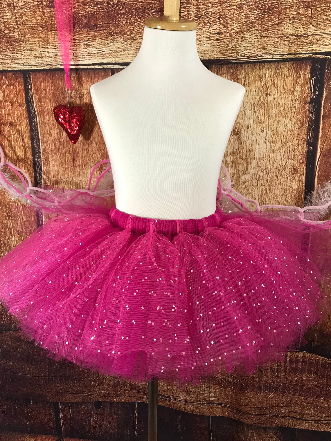 Pink sparkle dot Tutu pink tutu Fuchsia pink tutu adult | Etsy