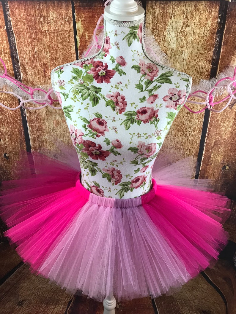 Pink Tutu, Valentine's Tutu, Pink Rainbow Tutu, Trolls Costume ...