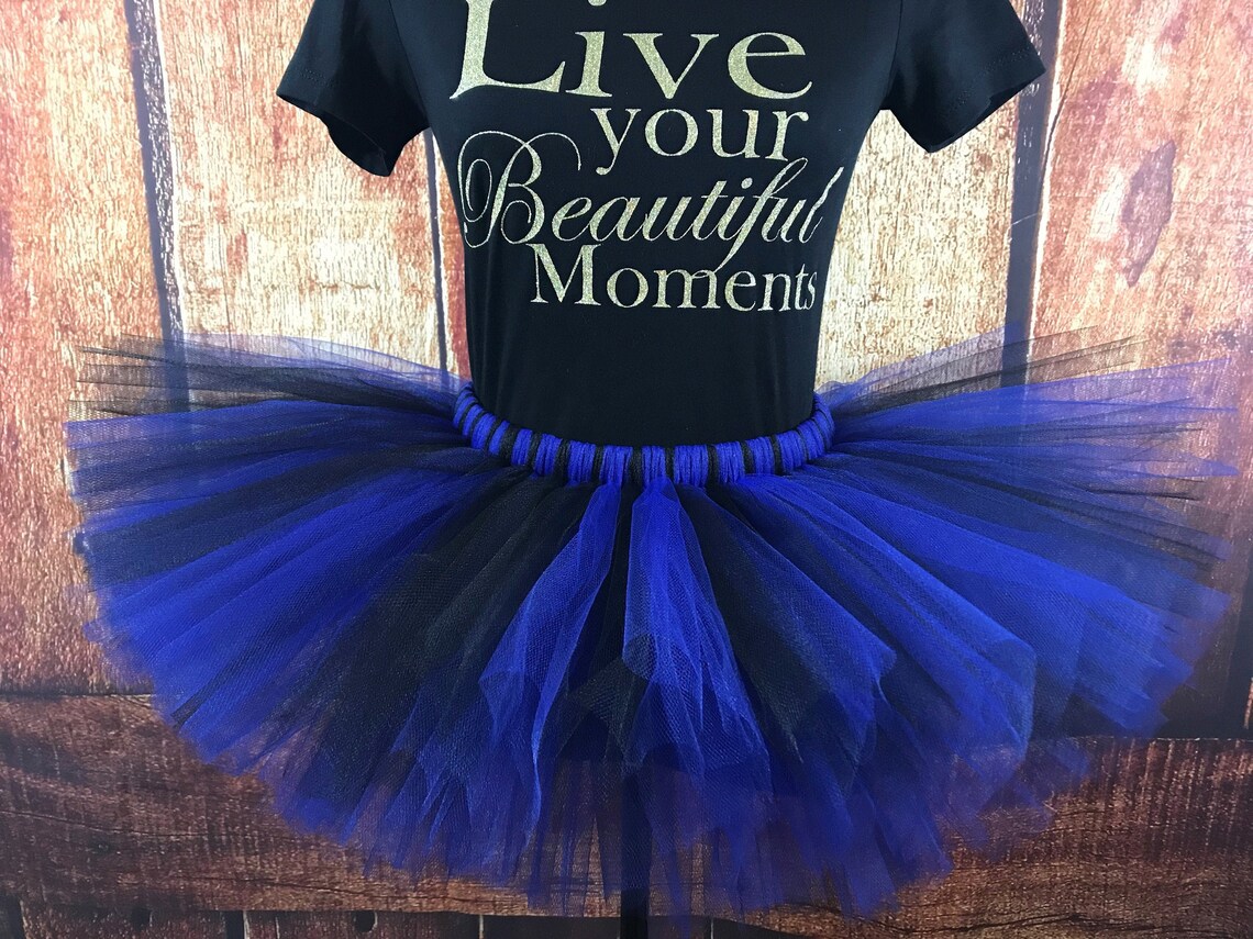 Blue and black tutu running tutu tutus for girls tutu baby | Etsy