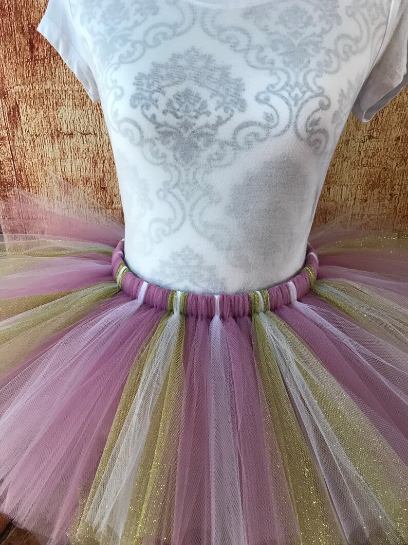 Tower Princess tutu Princess Sparkling pink pink and gold | Etsy