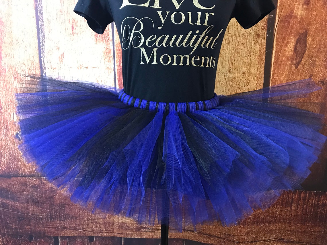 Blue and black tutu running tutu tutus for girls tutu baby | Etsy