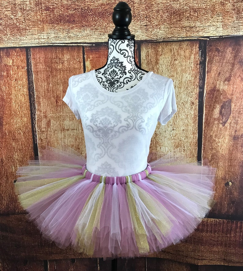 Tower Princess tutu Princess Sparkling pink pink and gold | Etsy