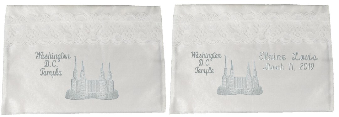 Washington D.C. Embroidered LDS Temple Envelope - Etsy