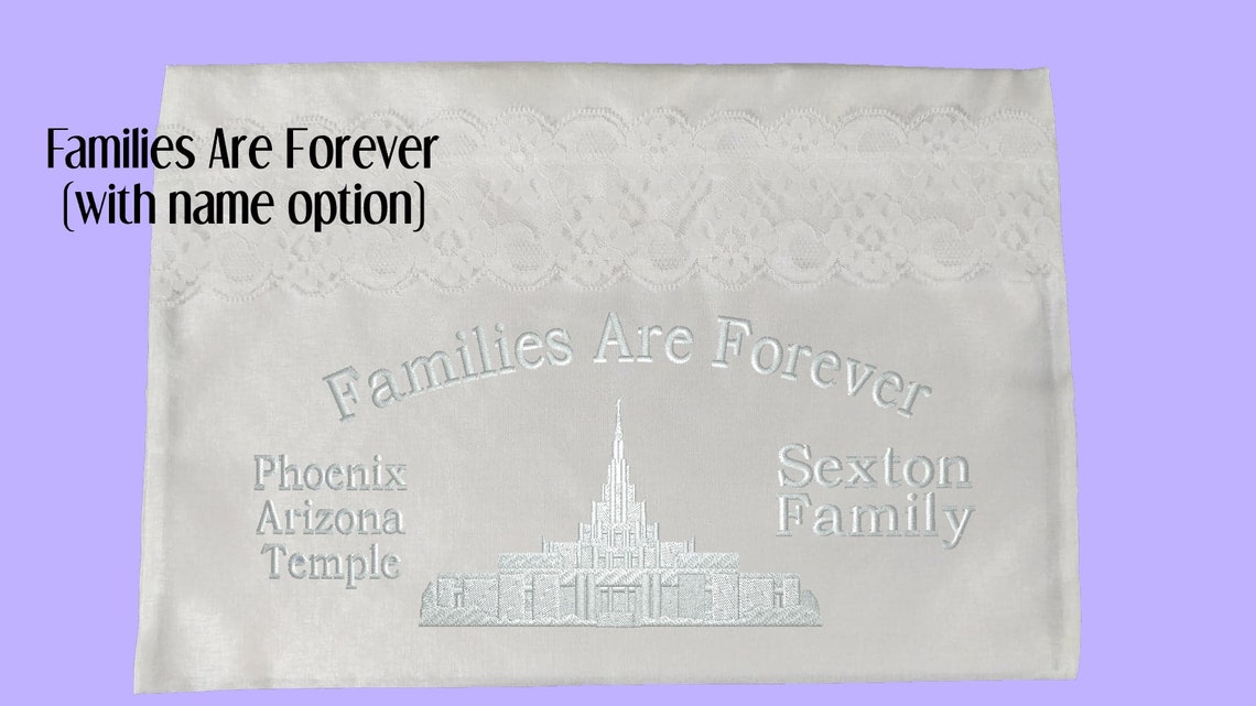 Raleigh North Carolina Embroidered LDS Temple Envelope - Etsy