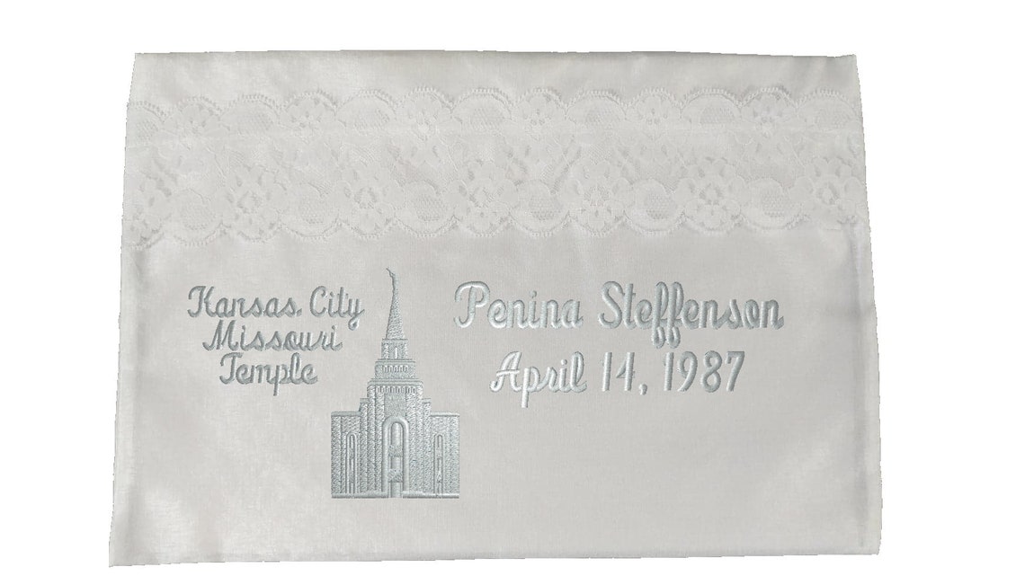 Kansas City Missouri Embroidered LDS Temple Envelope - Etsy