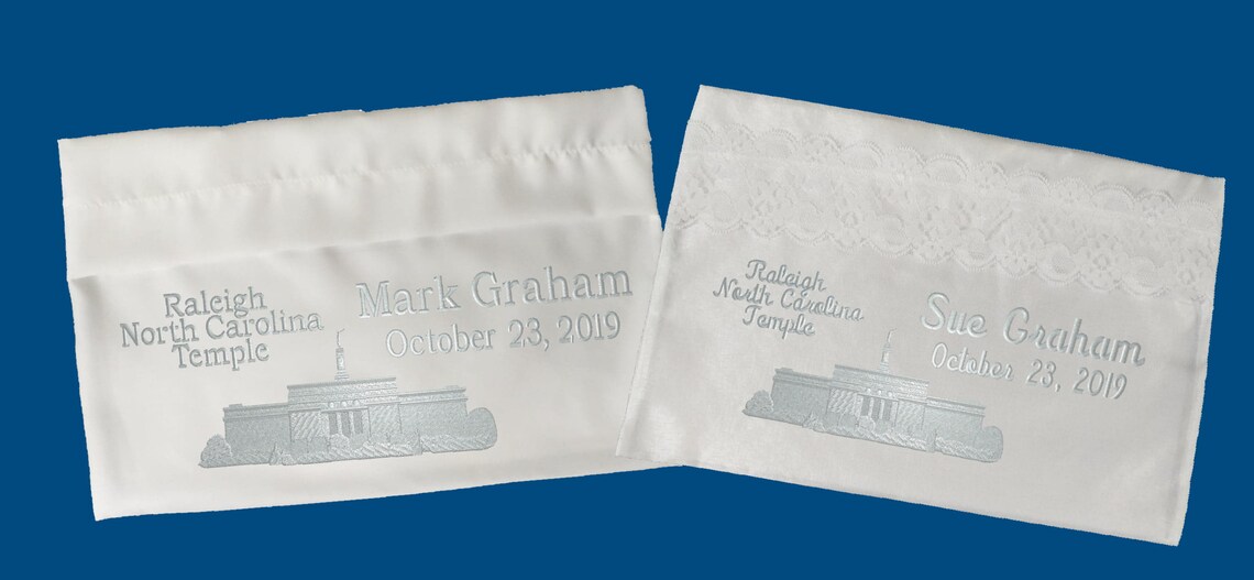 Raleigh North Carolina Embroidered LDS Temple Envelope - Etsy