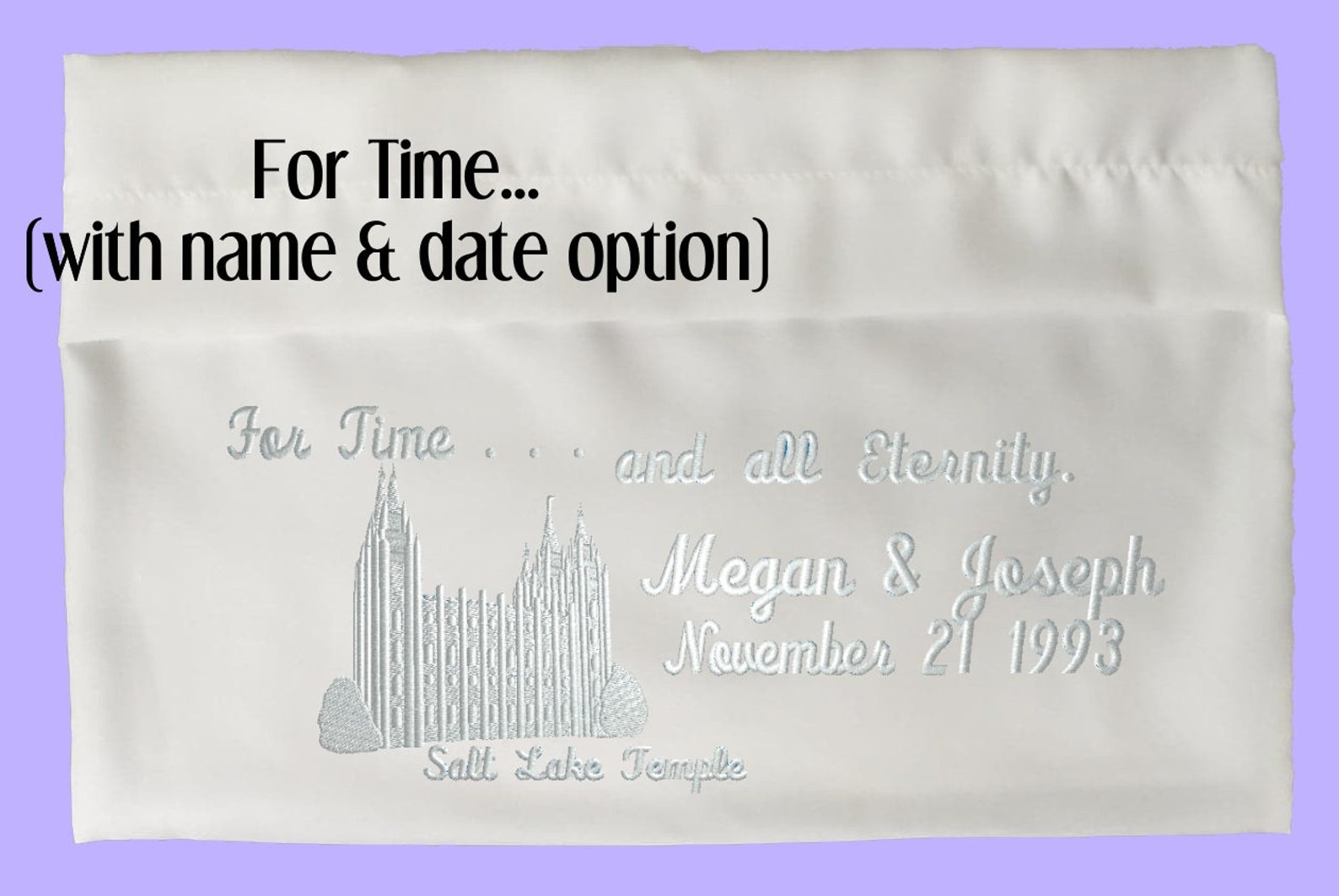 Raleigh North Carolina Embroidered LDS Temple Envelope | Etsy