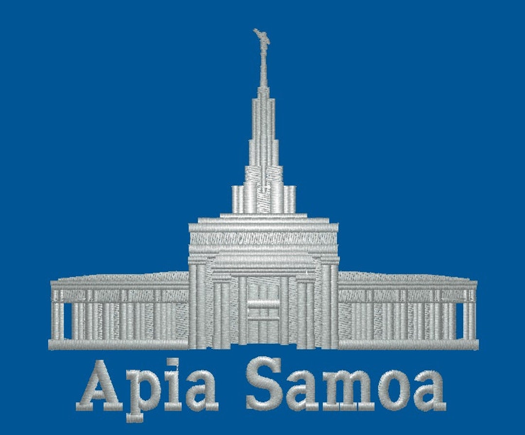 Apia Samoa Embroidered LDS Temple Envelope - Etsy