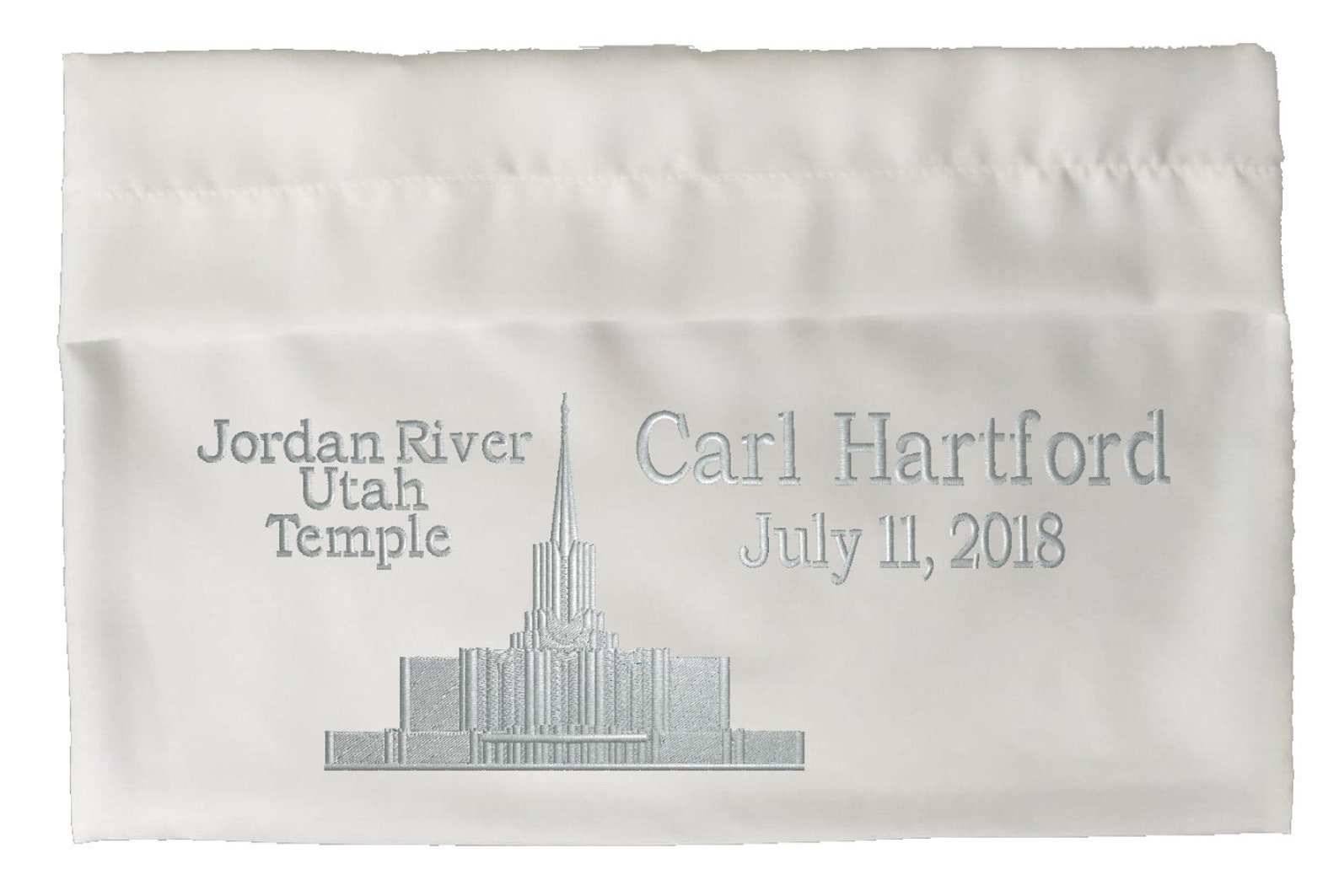 Jordan River Utah Embroidered LDS Temple Envelope - Etsy