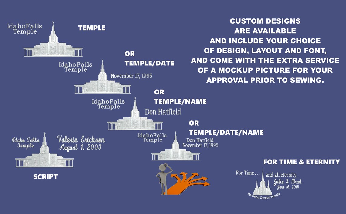 Latter-day Saint Temple Envelope choose A Temple - Etsy