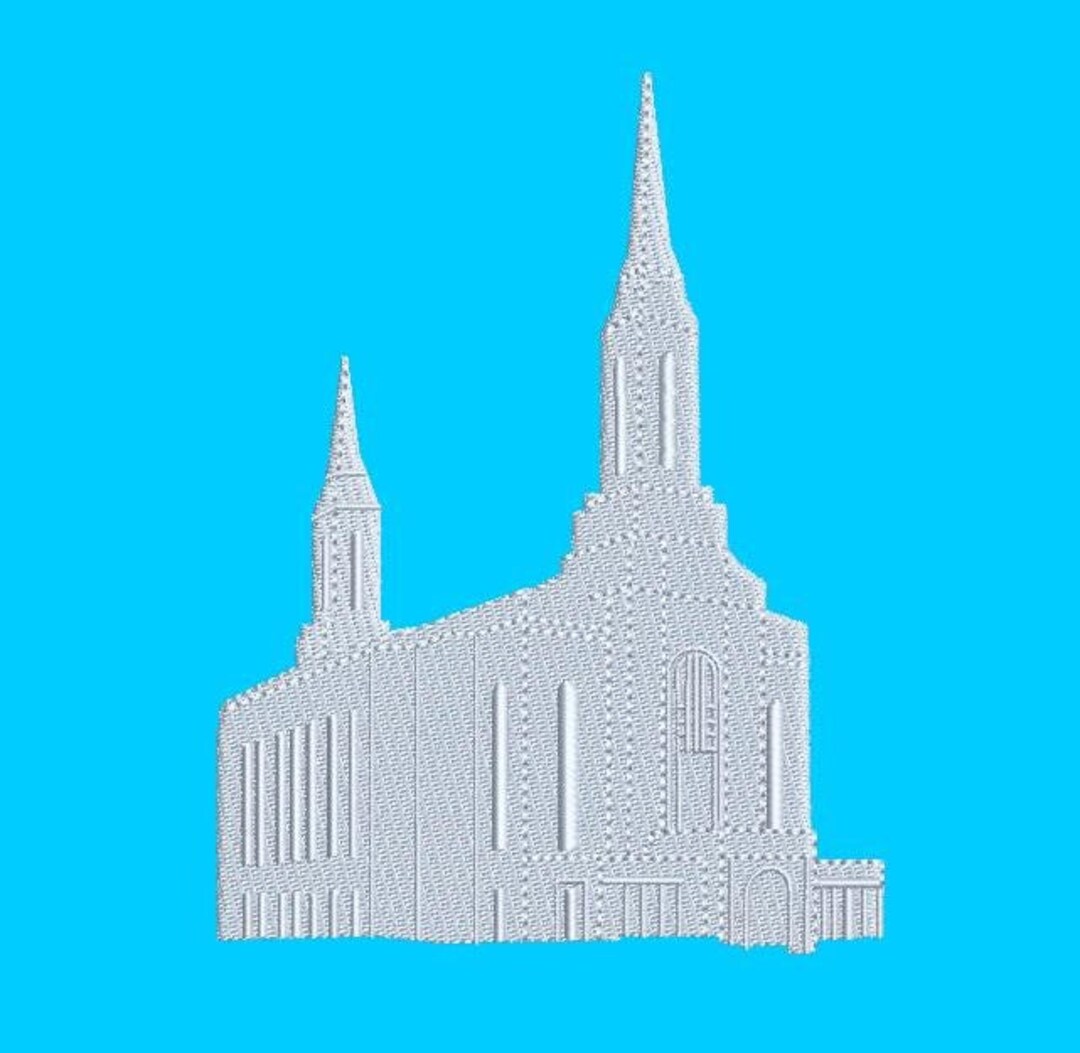 Smithfield Utah Embroidered LDS Temple Envelope - Etsy