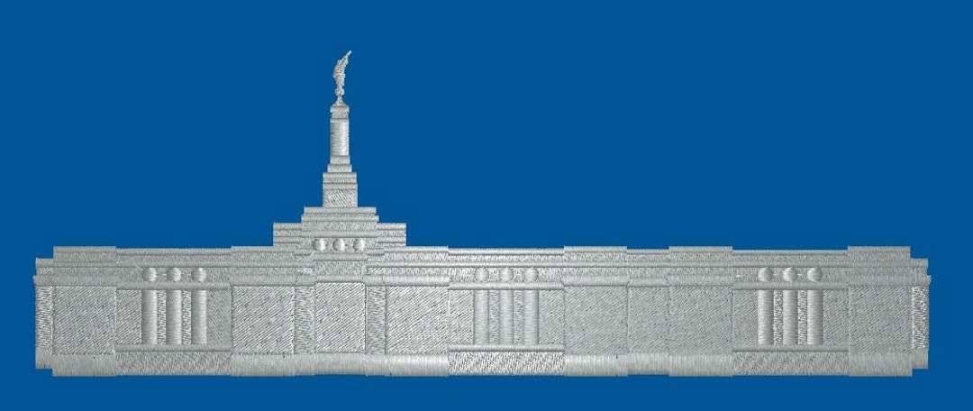 Edmonton Alberta Embroidered LDS Temple Envelope - Etsy