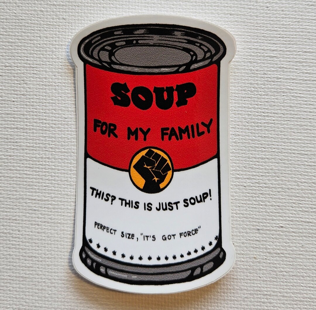 Soup for My Family - Sticker - Etsy