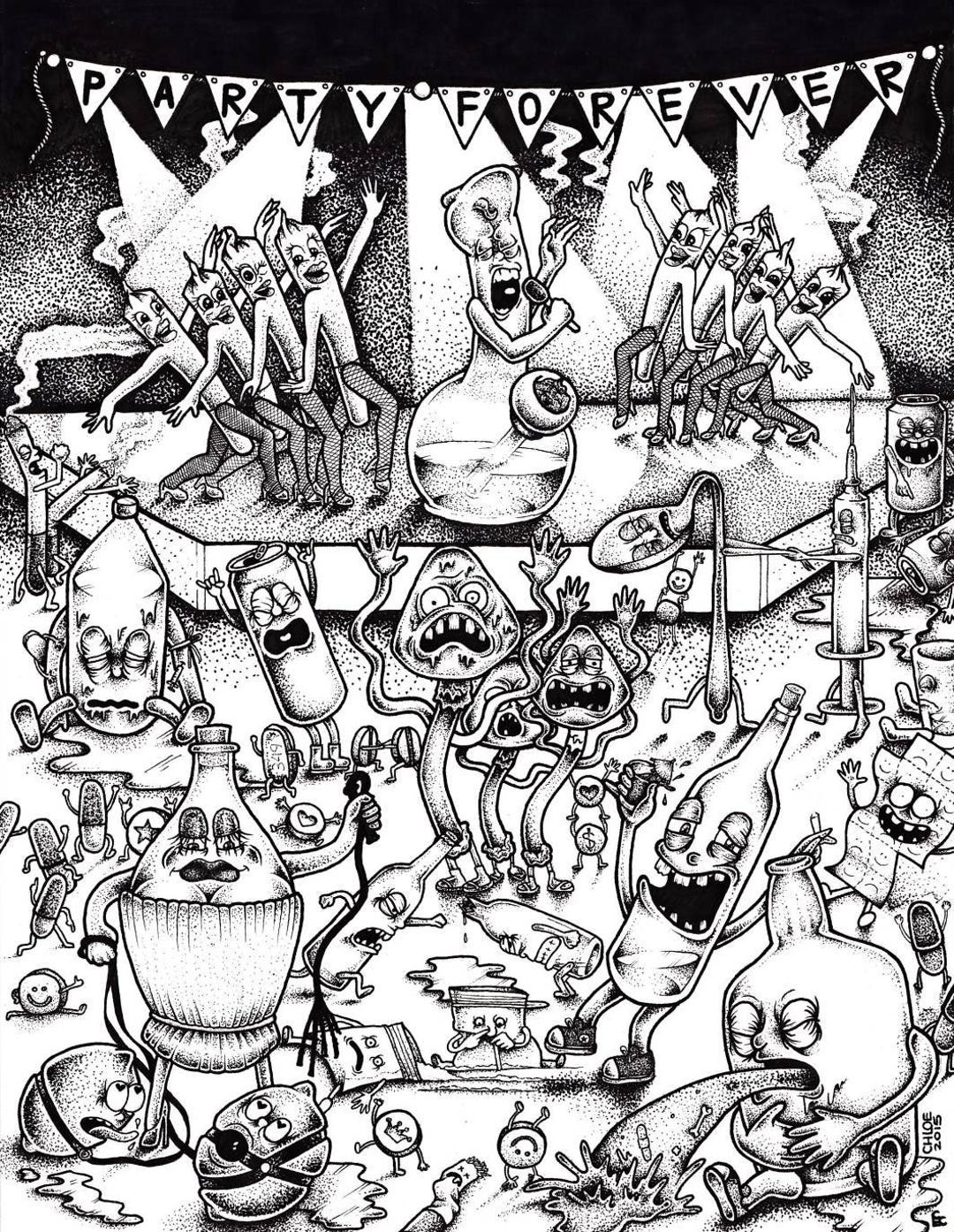 PARTY FOREVER ...the POSTER! - Etsy