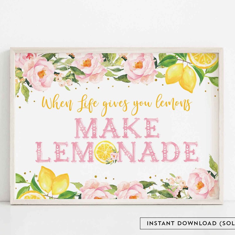 Lemonade Sign - Etsy