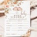 Twins Fall Pumpkin Baby Word Scramble Game Fall Virtual Baby Shower ...