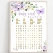 Purple Gold Butterfly Baby Word Search Game Printable Virtual Butterfly ...