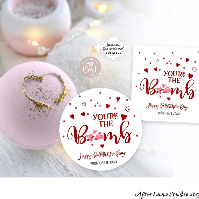 Bath Bomb Tag - Etsy