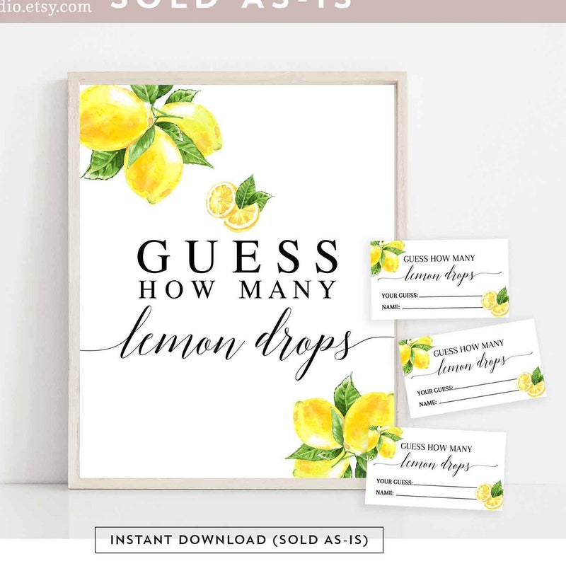 Lemon Drops - Etsy