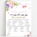 Butterfly Baby Shower Game Baby Animal Matching Game Printable Pink ...