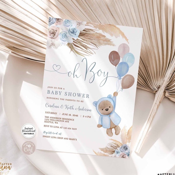 Floating Baby Shower Invitations - Etsy