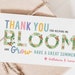 Editable Flower Teacher Appreciation Gift Tags End of Year Thank You ...