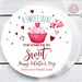 EDITABLE Valentine Sweet Treat Favor Tag Cupcake Treat Bag Baby Shower ...