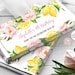 Editable Pink Lemon Lemonade Birthday Chocolate Bar Wrapper Girl Lemon ...