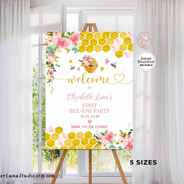 Bee Welcome Sign - Etsy