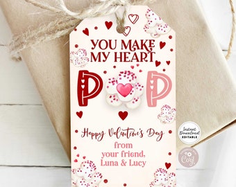 Printable Popcorn Valentine - Etsy