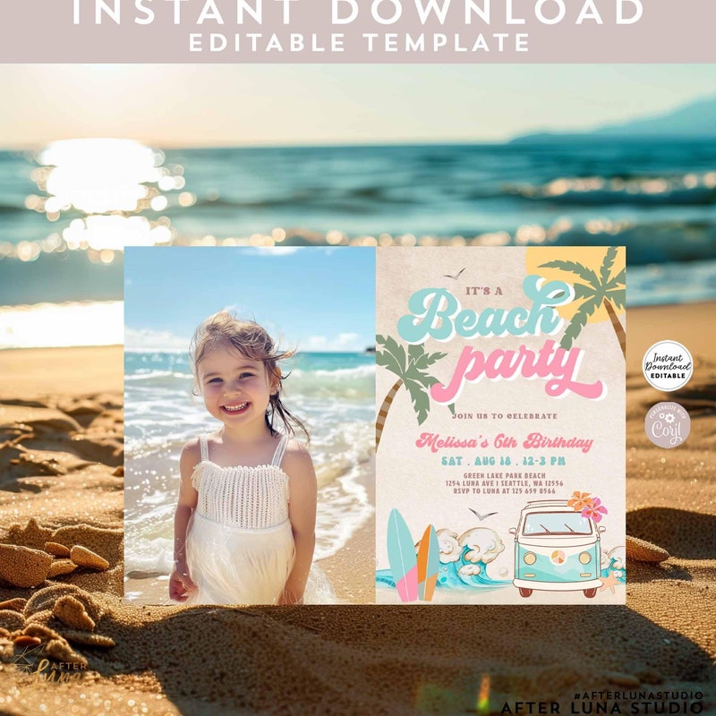 Beach Invitation - Etsy