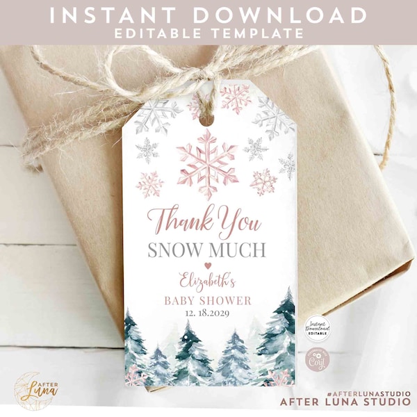Thank You Snow Much for Coming - Etsy