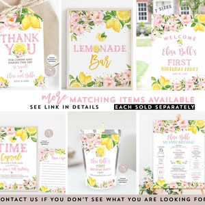 8x10" the Main Squeeze Sign Printable Drink Table Decor Lemon Lemonade ...
