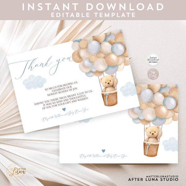 Teddy Bear Card - Etsy