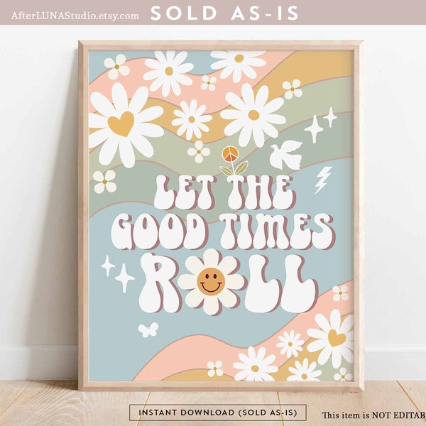 Let the Good Times Roll Sign - Etsy