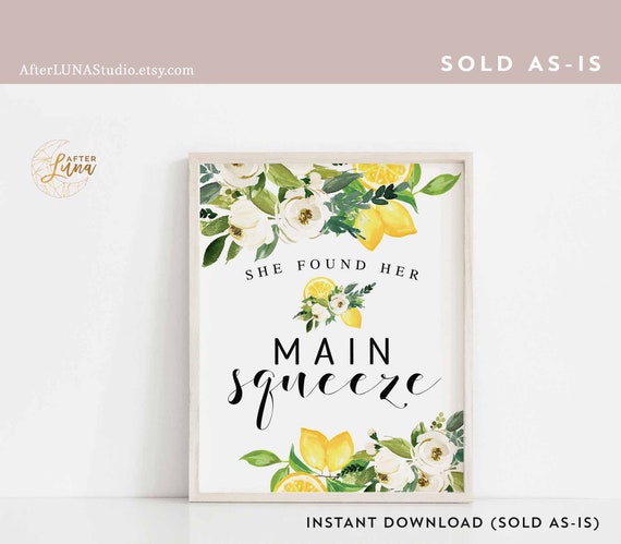 11x14 & 8x10 She Found Her Main Squeeze Art Print - Etsy