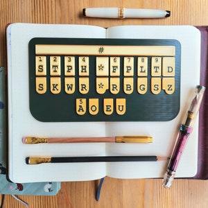 Steno Practice Board With Legend | Included Display Stand | the ...