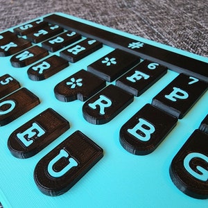 Steno Practice Board With Legend | Included Display Stand | the ...