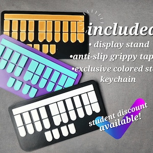 Steno Practice Board With Display Stand | the Bonkaboard - Etsy