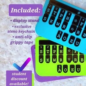 Steno Practice Board With Legend | Included Display Stand | the ...