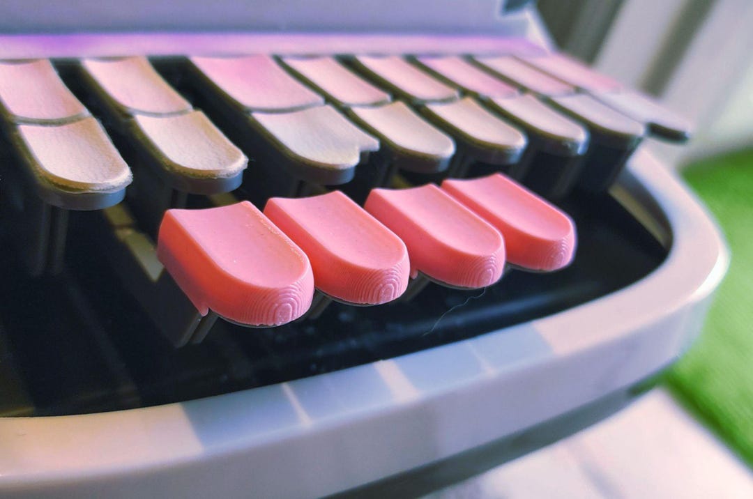 Raised Vowels | Snap-on Key Caps for Steno Machine - Etsy