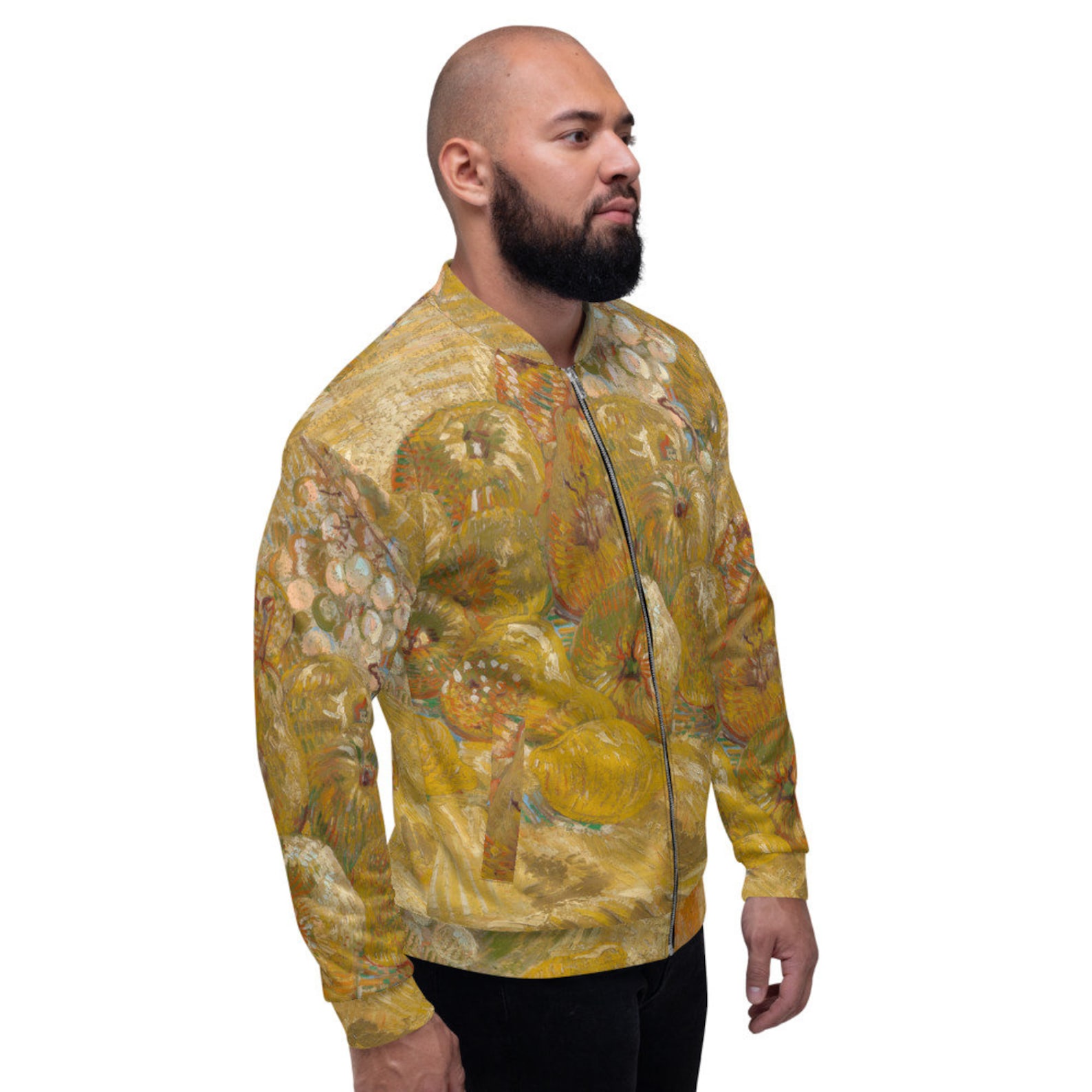Unisex Bomber Jacket Vincent Van Gogh Still Life With Fruit - Etsy