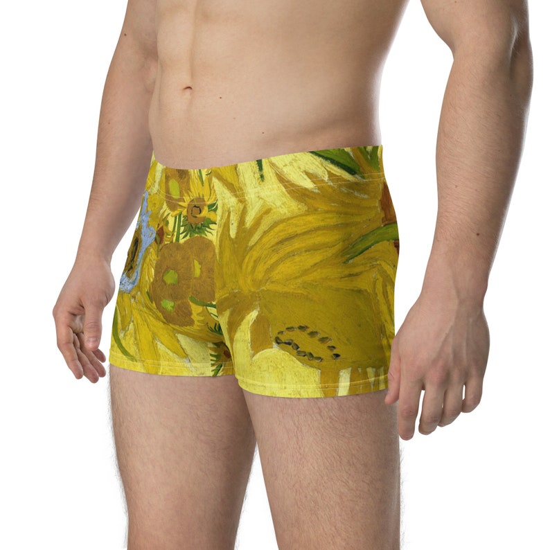 Boxer Briefs. Vincent Van Gogh Sunflowers in a Vase Fashion - Etsy