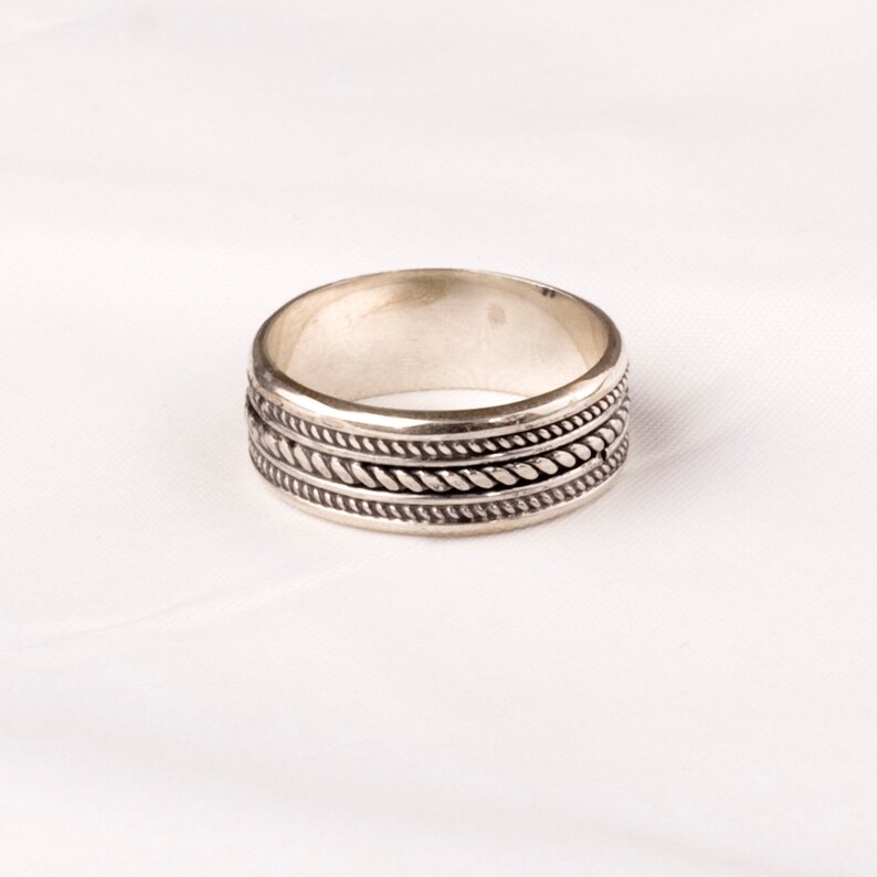 Stunning Vintage Silver Ring. Tribal Weave Design. - Etsy