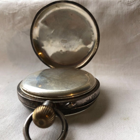 Silver Antique Pocket Watch. Circa 1900. Working con… - Gem
