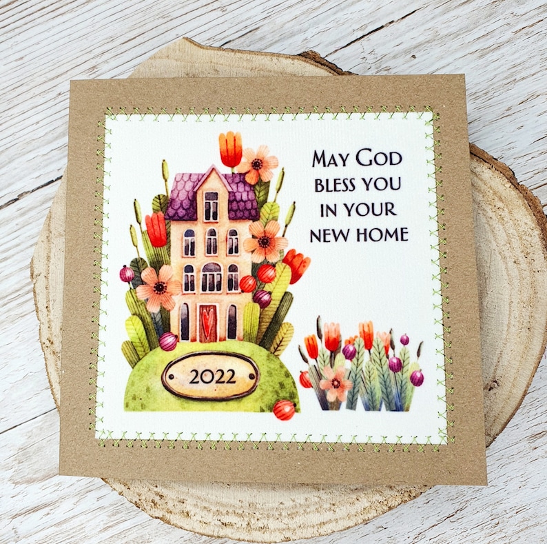 May God Bless You in Your New Home | Whimsical | Greeting Card | New ...