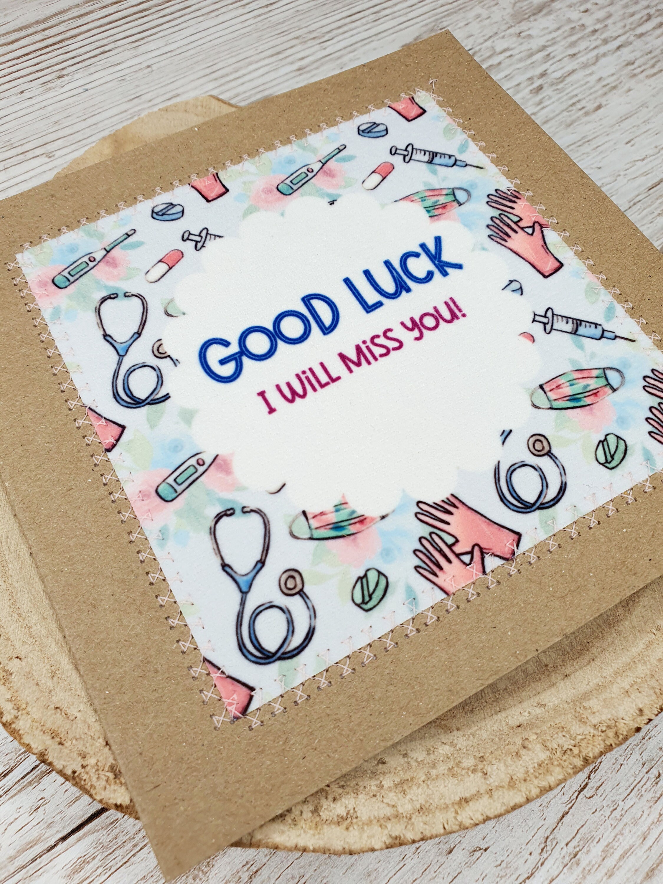 Good Luck, I Will Miss You, New Job Card, Nurse, Doctor ...
